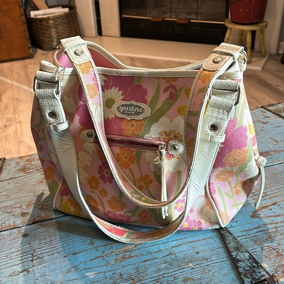 Spartina 449 | Bags | Spartina 449 Daufuskie Island Handbag Floral ...